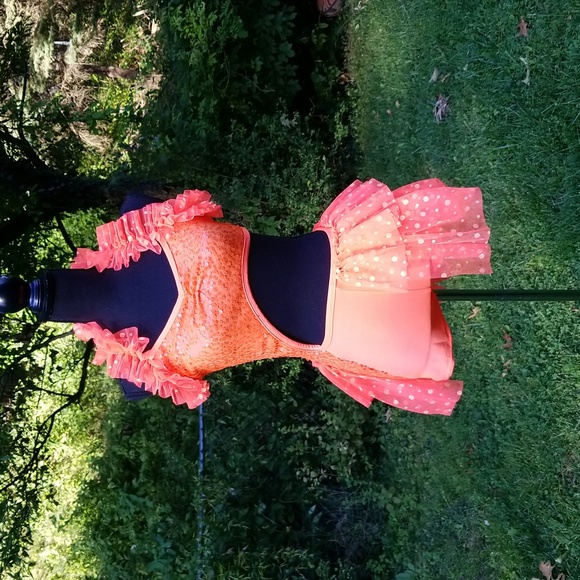 A Wish Come True | Costumes | Neon Orange Dance Costume | Poshmark